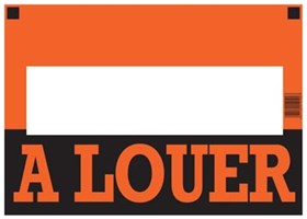Affiche à louer