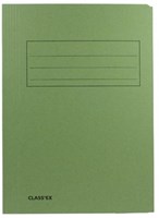 Dossiermappen karton folio groen ds/50