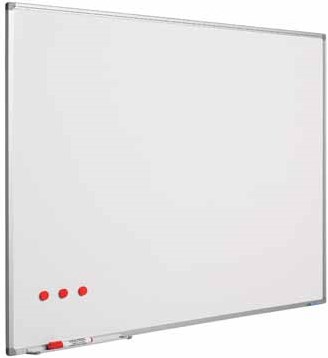 Whiteboard 90x120cm Emaille Smit Visual