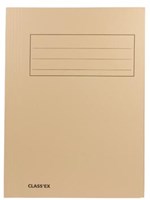 Dossiermappen karton A4 chamois beige Classex 50 stuks verpakking