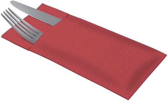 Pochette Tork LinStyle® 1-laags 50 stuks duurzaam rood 509604