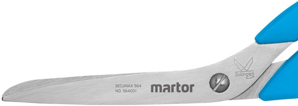 Veiligheidsschaar Martor Secumax 564 80mm blauw