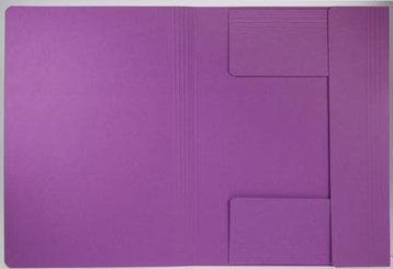 Dossiermap A4 karton lila Classex 50 stuks