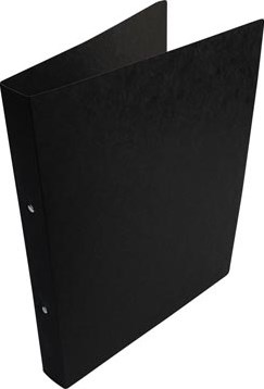 Bronyl ringmap voor A4 uit glanskarton 2 ringen van 25 mm zwart