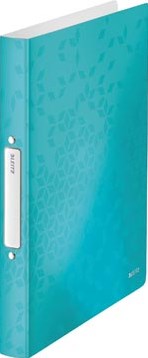 Leitz ringmap A4 met 2 ringen in Wow ijsblauw