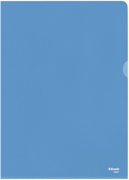 Insteekmap L-map Esselte standaard A4 PP blauw