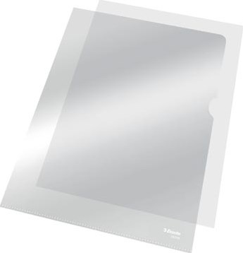 Insteekmap L-map Esselte standaard A4 PP transparant