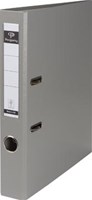 Ordner map karton met PP Pergamy 50mm rug grijs