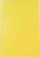 Transparante insteekmap geel 120 micron 25 stuks