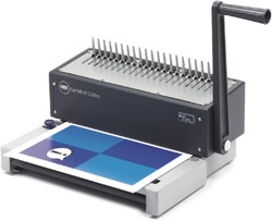 Inbindmachines voor het inbinden van rapporten, brochures en offertes