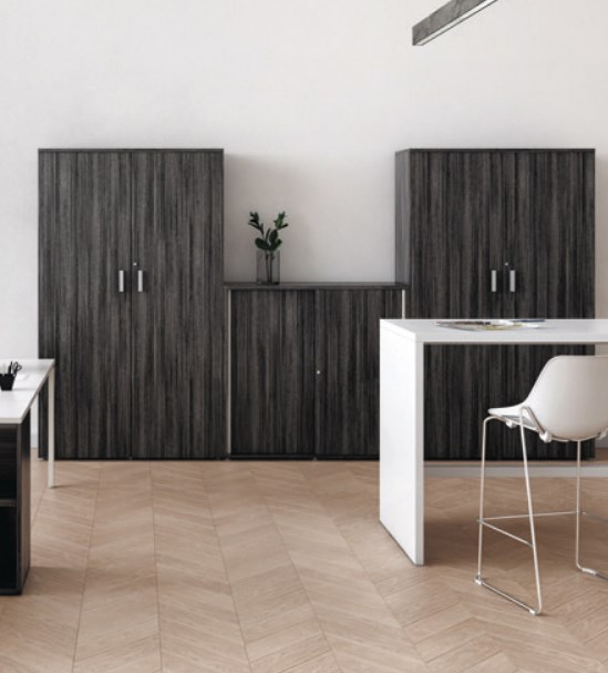 Lage kast Armand 73,5 cm hoogte - 120cm breed - Bruin notelaar - Licht ...