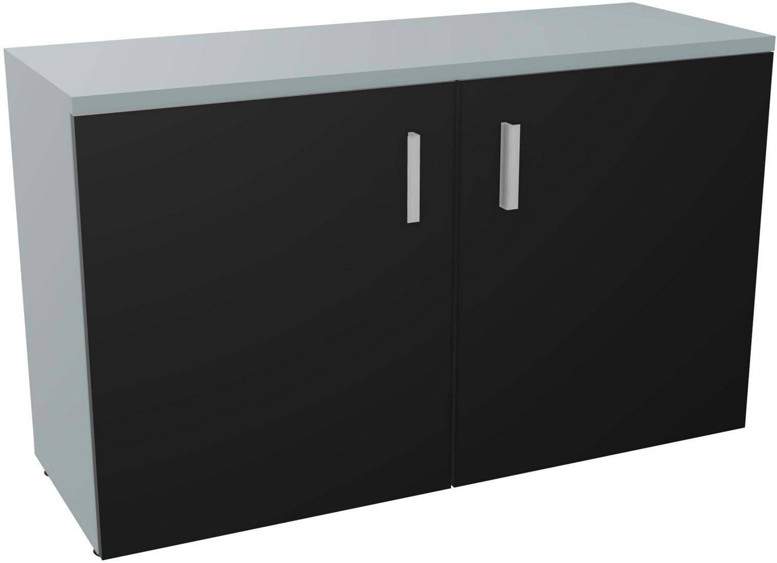 Lage kast Armand 73,5 cm hoogte - 120cm breed - Bruin notelaar - Licht ...