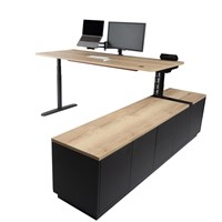 Zit sta bureau Markant Workways met kast