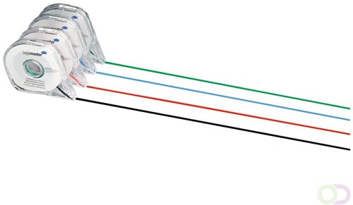 Matrix tape 2.5 mm zwart Legamaster